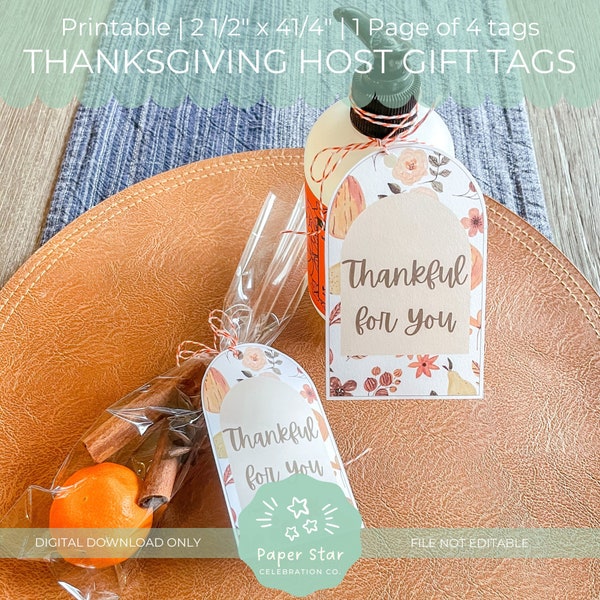 Hostess Gift Tag - Etsy