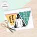 Printable Back to School Pennant Flags: First Day Photo Props (digital ...