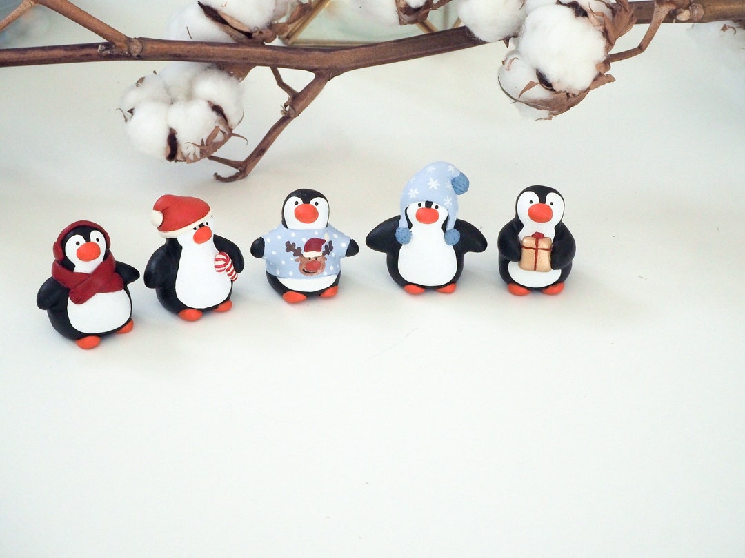 Penguin Gift | Penguin Decoration Set | Penguin Cake Topper | Penguin ...