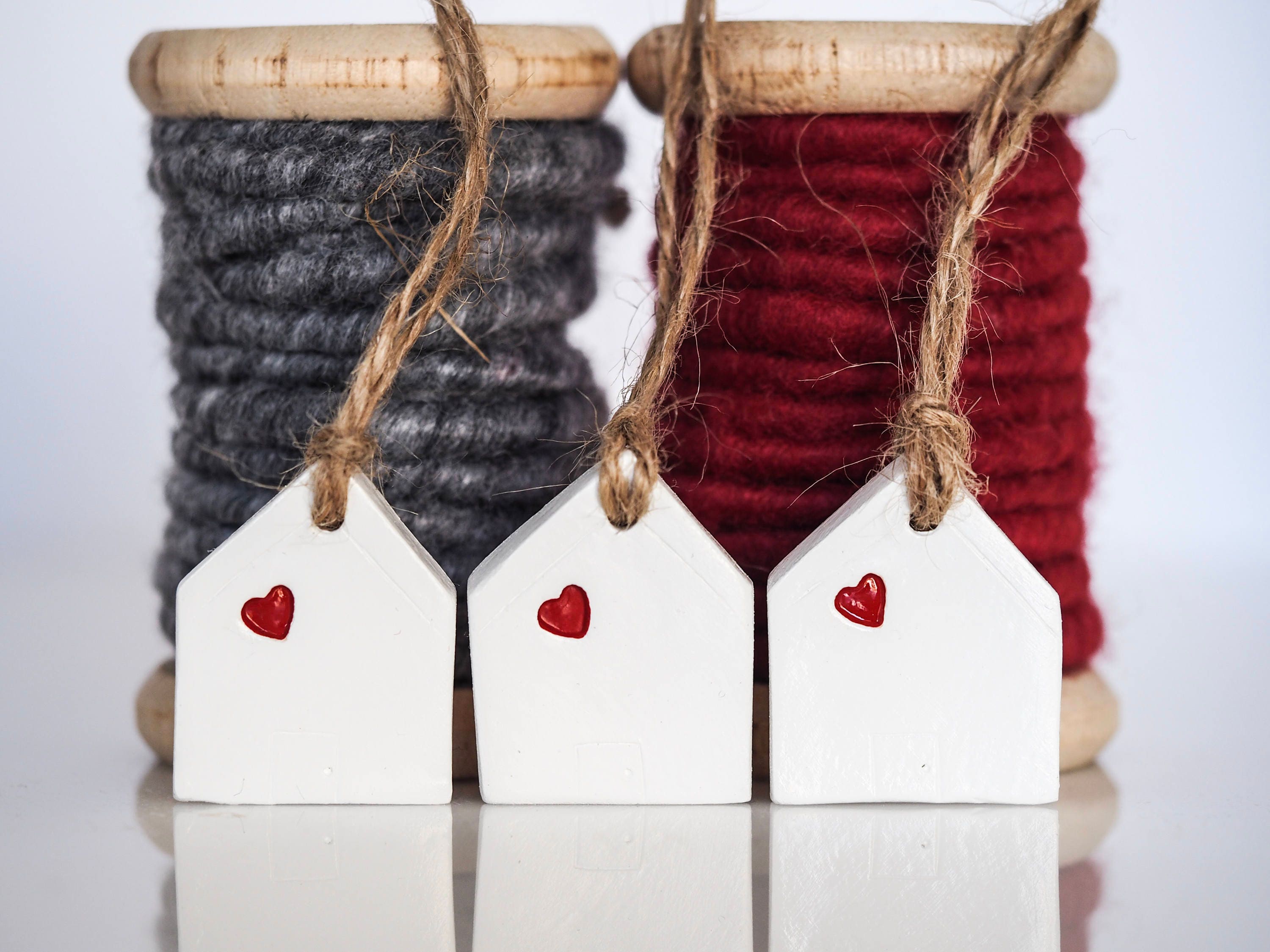 Miniature House Decorations set of 3 Mini Houses Ornaments - Etsy