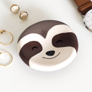 Sloth Ring Holder - Sloth Jewelry Dish - Sloth Gift - Sloth Decor ...