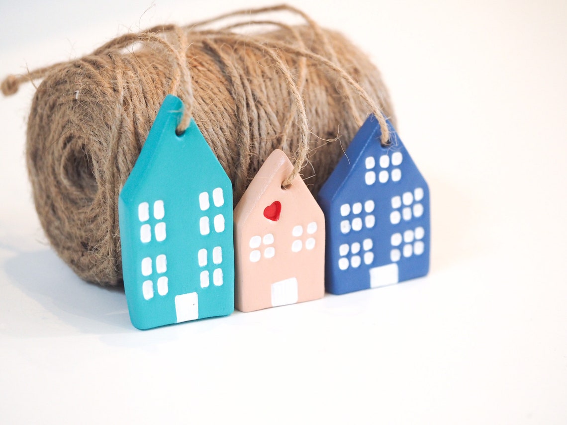 House Miniatures Mini House Decorations Housewarming Gift - Etsy