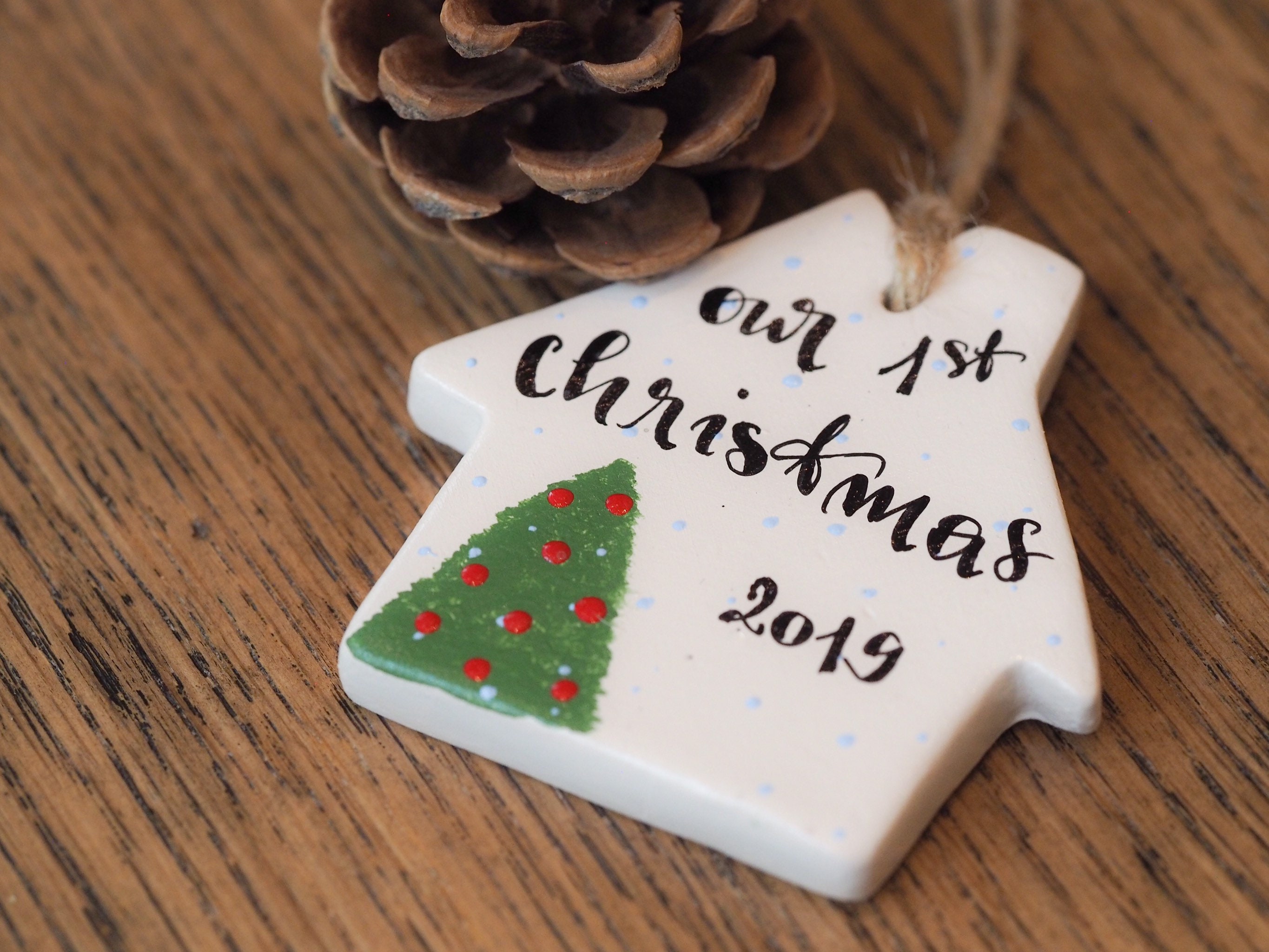 Our first Christmas ornament First Christmas decoration | Etsy