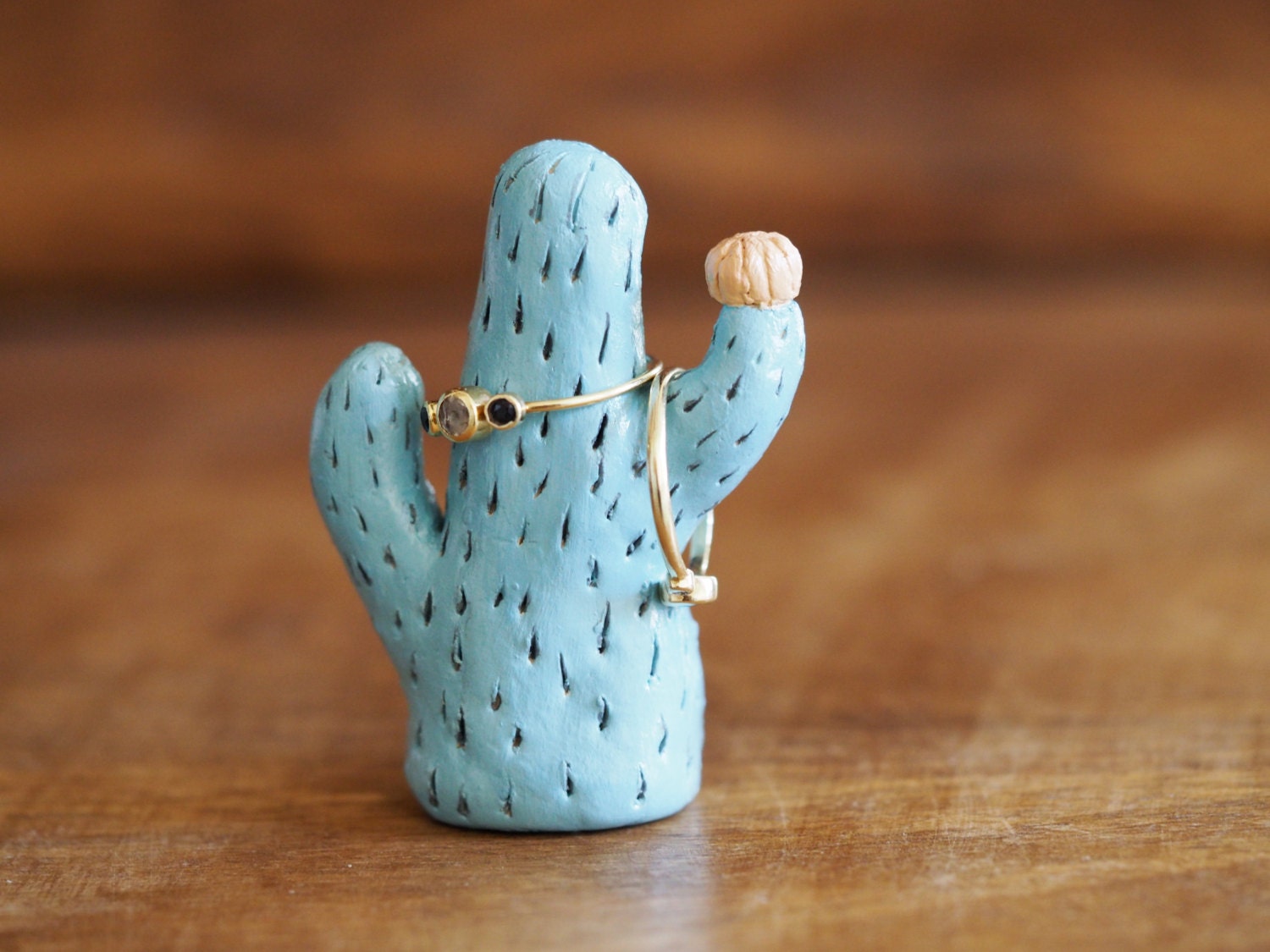 Cactus ring holder Cactus art Cactus jewelry holder | Etsy