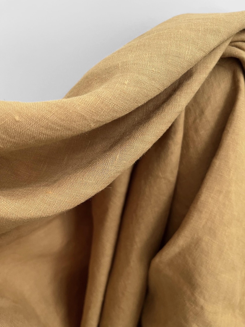 Stone Washed Linen Fabric: 100% Soft Flax, Oeko-tex Certified - Etsy