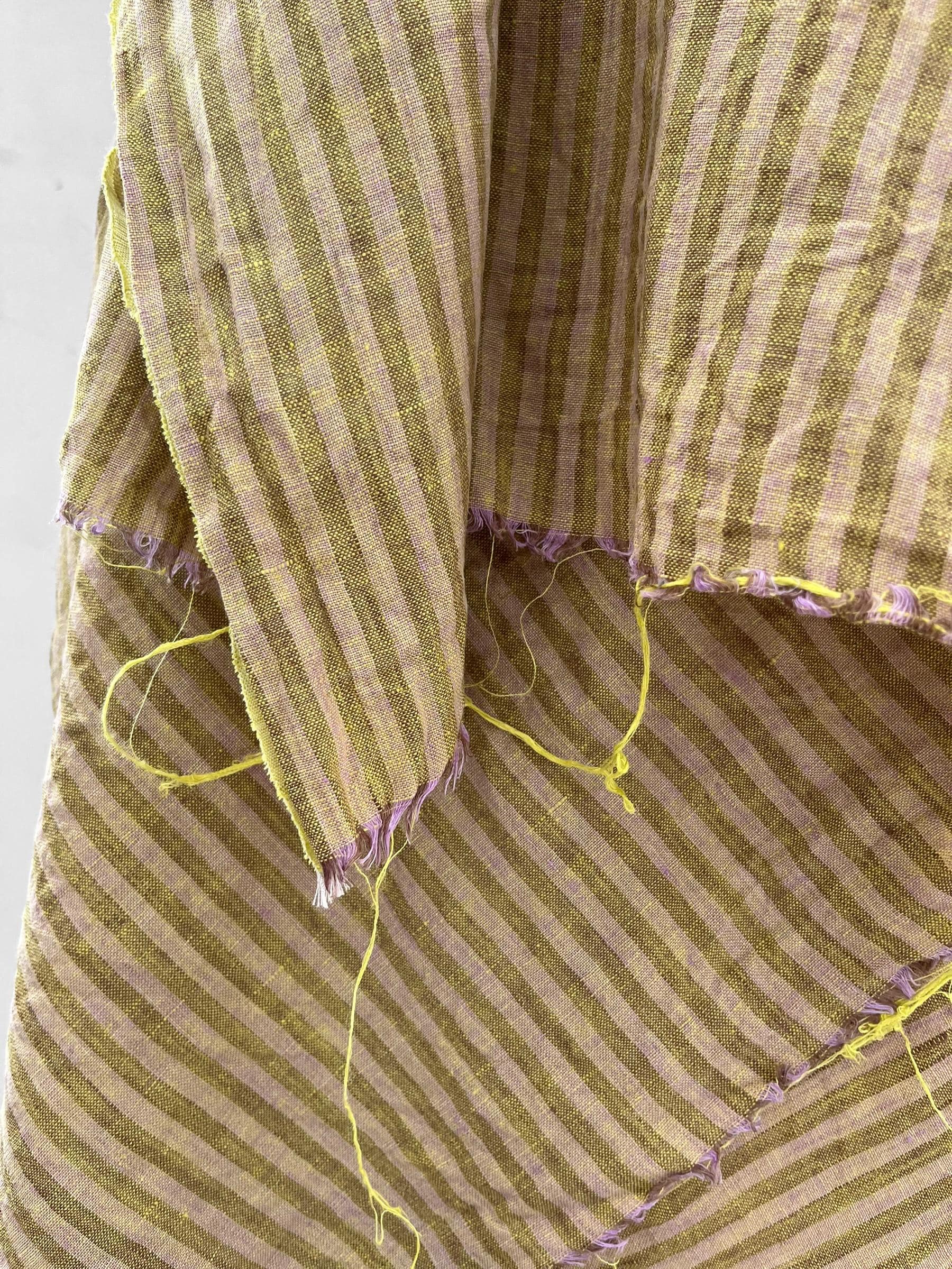 Yarn Dyed Linen Fabric, Stripy Linen Fabric by the Meter, 100% Soft ...