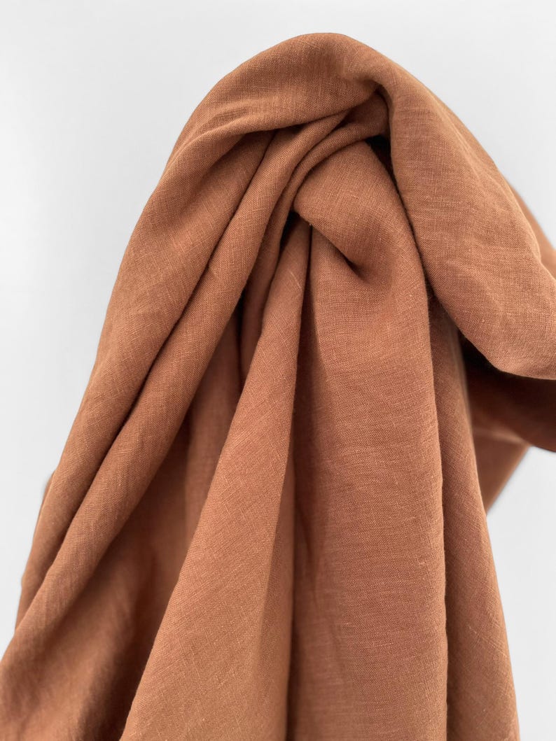 Stone Washed Linen Fabric: 100% Soft Flax, Oeko-tex Certified - Etsy