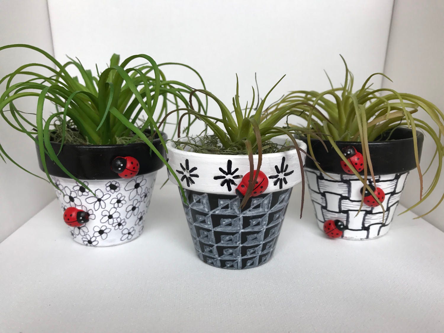 Set of Three Mini Pots | Etsy