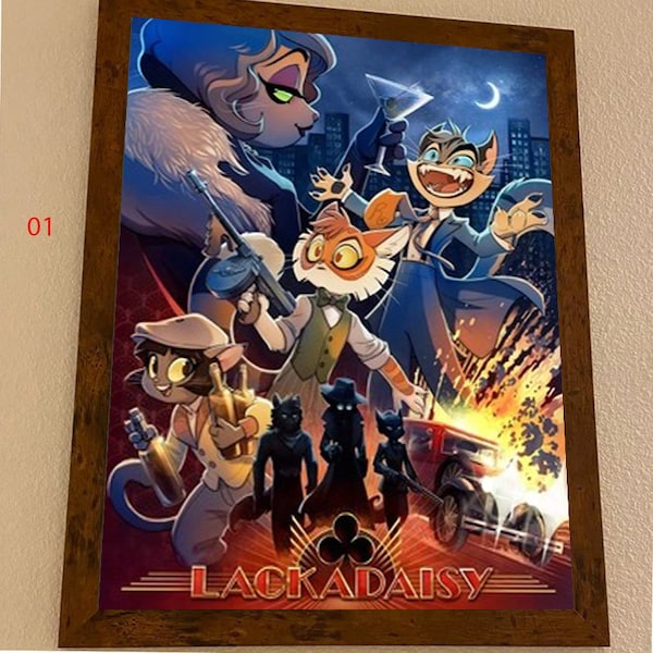 Lackadaisy Pin - Etsy