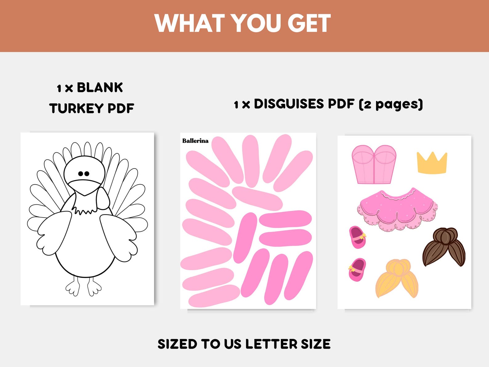 Ballerina Turkey Disguise Template Printable Disguise a Turkey in ...