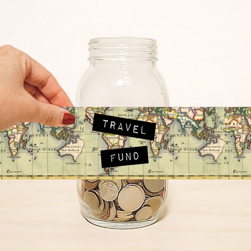 Printable Travel Fund Piggy Bank, Vacation Fund, Holiday Fund Savings ...