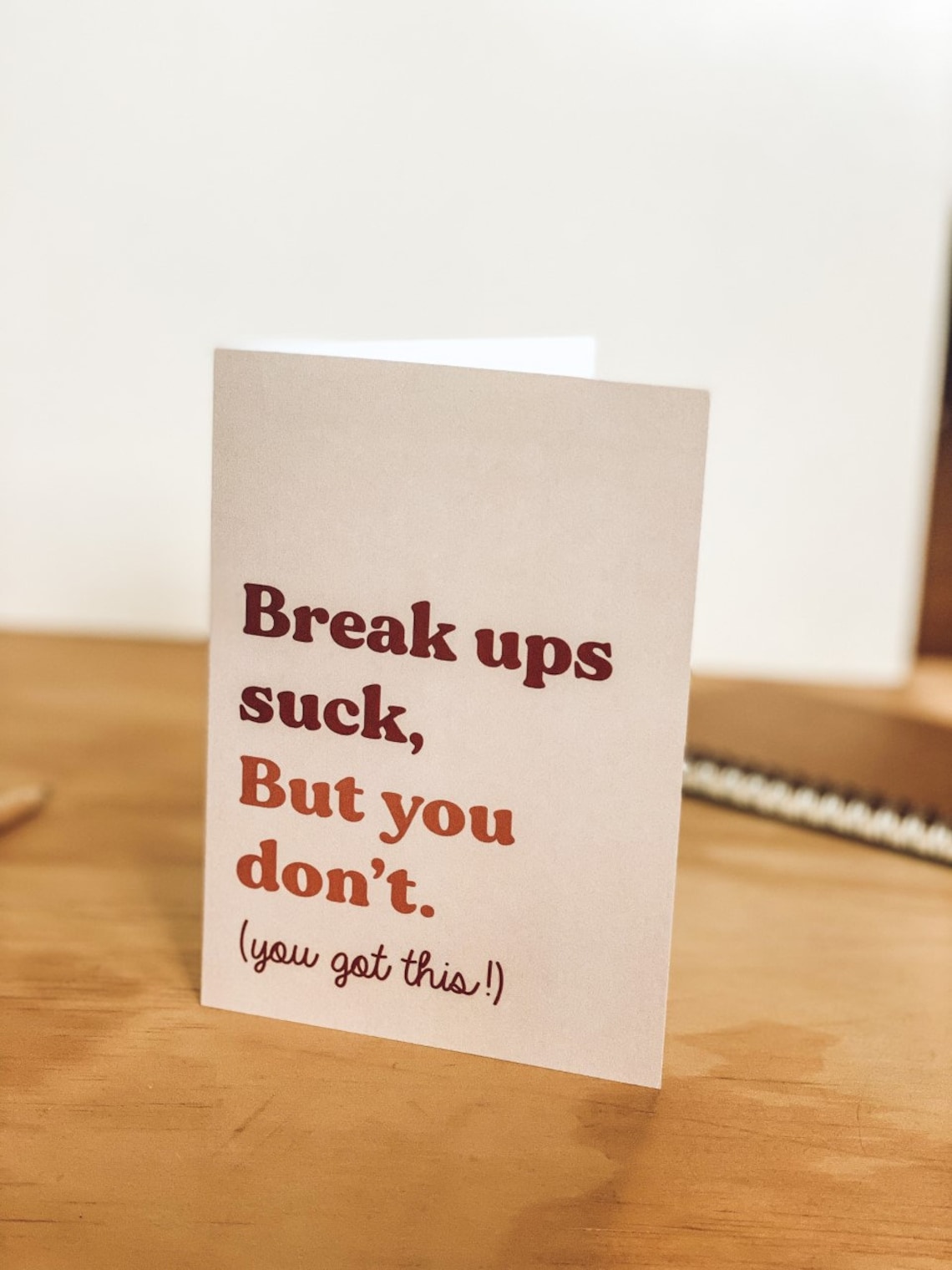 Break up Card Funny Break up Greeting Card Divorce Card - Etsy
