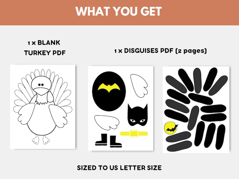 Batman Turkey Disguise Template Printable Disguise a Turkey Batman ...