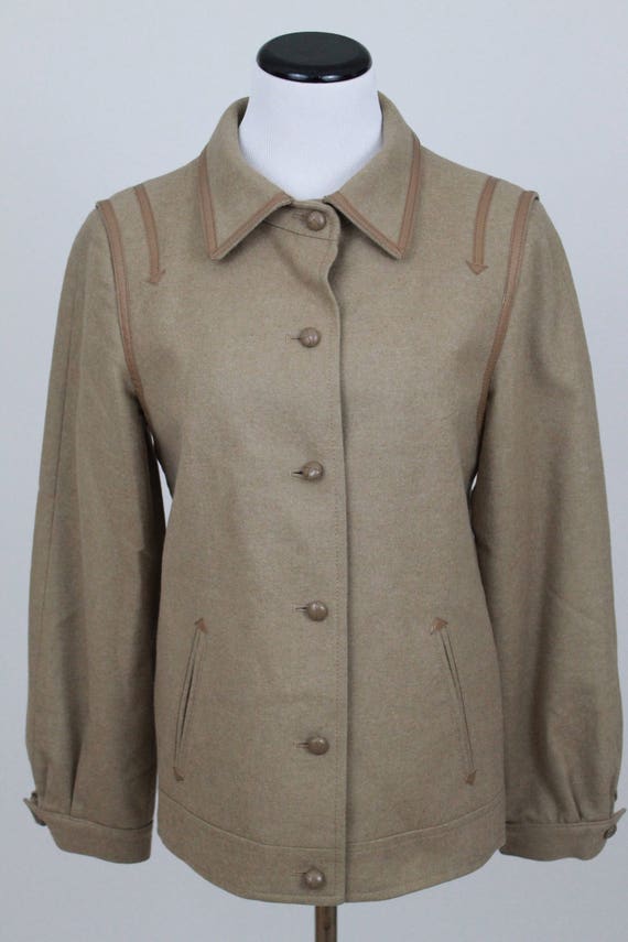 Vintage Wool Western 50's Style Jacket - Gem