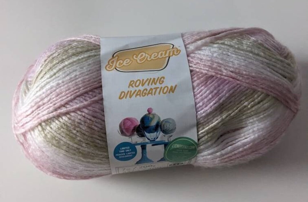 Lion Brand Ice Cream Yarn Roving Yarn-lb Taffy Nbr 4 Yarn - Etsy