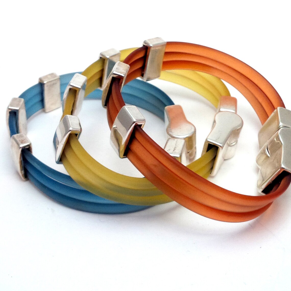 Silicone Bracelets Transparent Stackable Bracelets Summer - Etsy