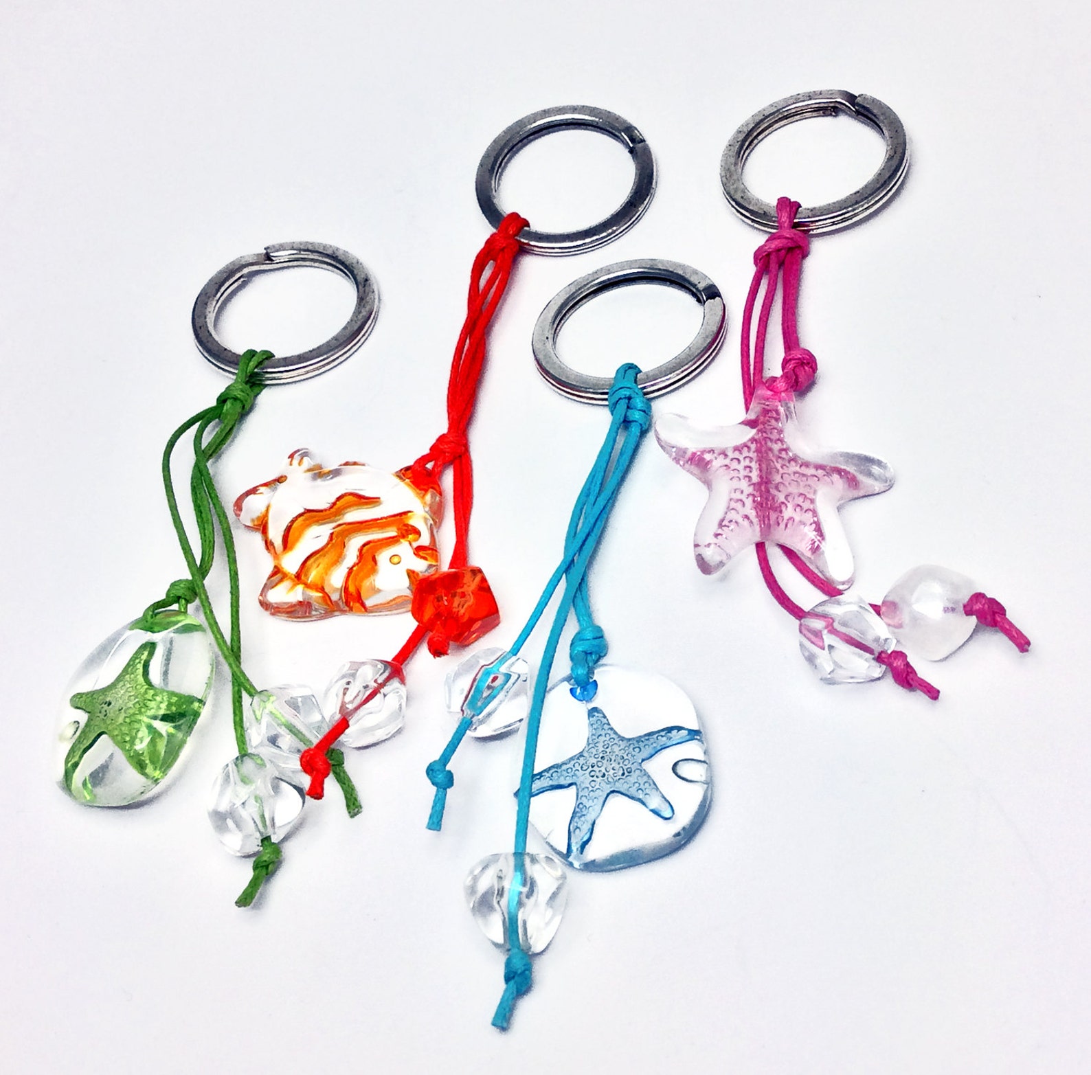 Keychain, Summer Wedding Favour, Baptism Favour Keychain, Set of 20 ...