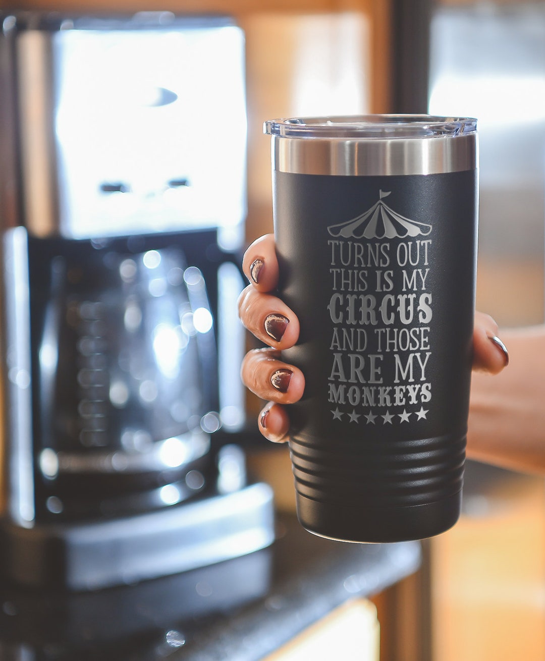 Turns Out This is My Circus-personalized Travel Mugs-black Coffee Mug ...