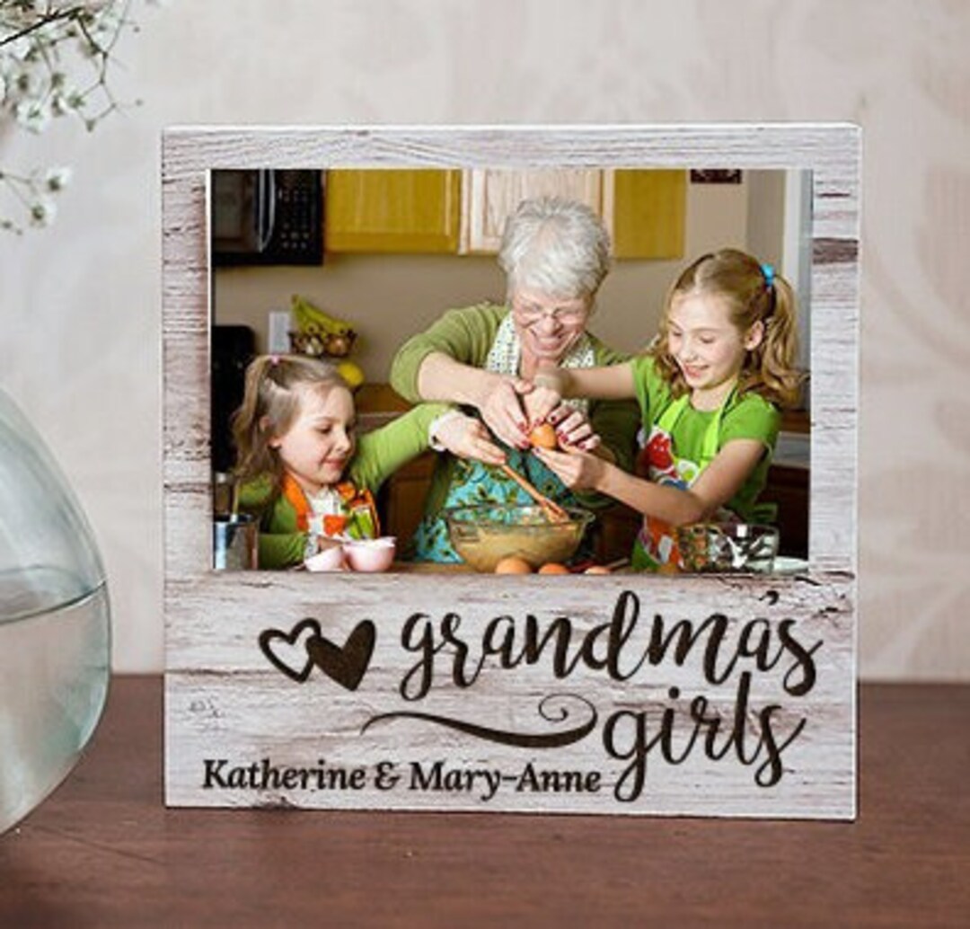 Grandma's Girls 4x6 Personalized Frames-mother's Day Gift for Grandma ...