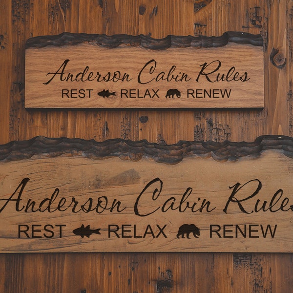 Cabin Rules - Etsy