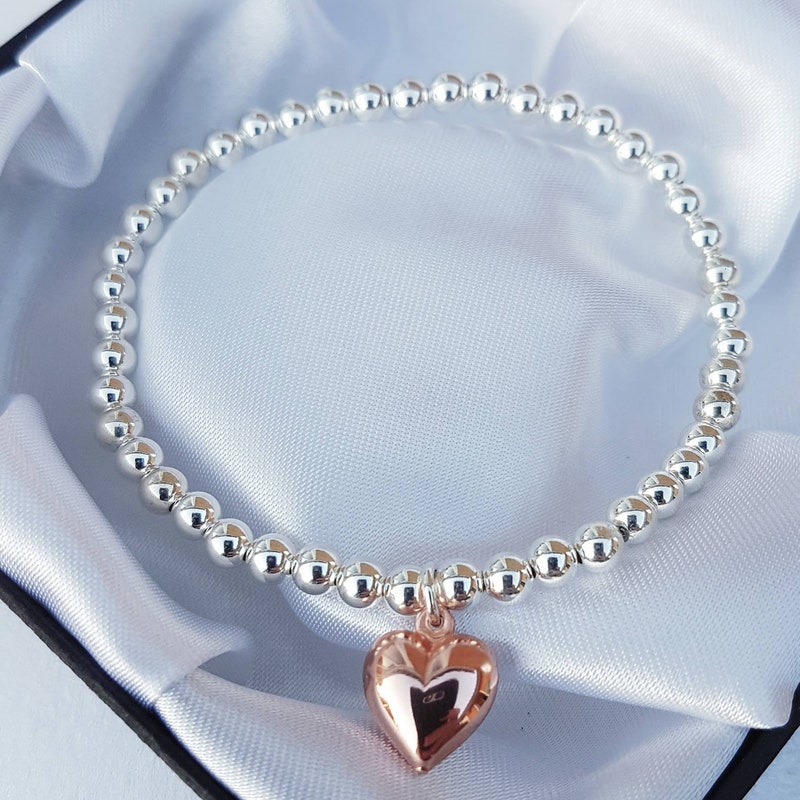 Copper Puffy Hearts - Etsy UK