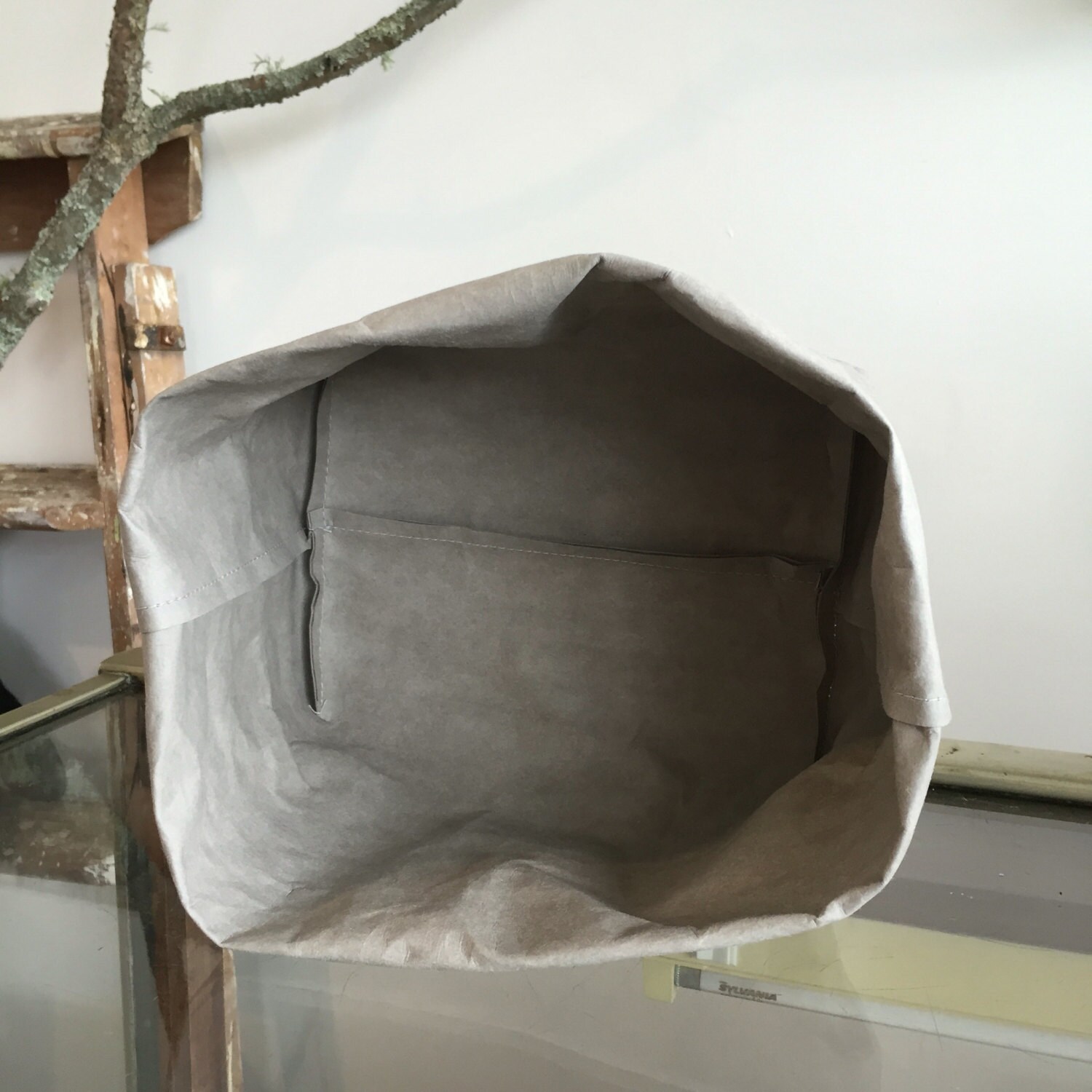 Washable Paper Gift Hamper LARGE / Washable Paper Bag / Kitchen Basket ...