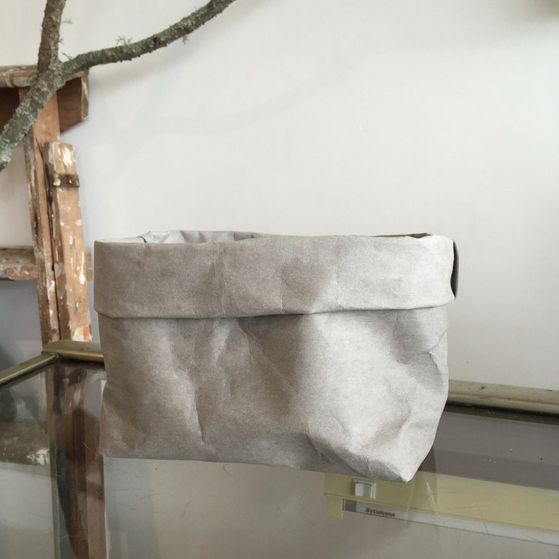 Washable Paper Gift Hamper LARGE / Washable Paper Bag / Kitchen Basket ...