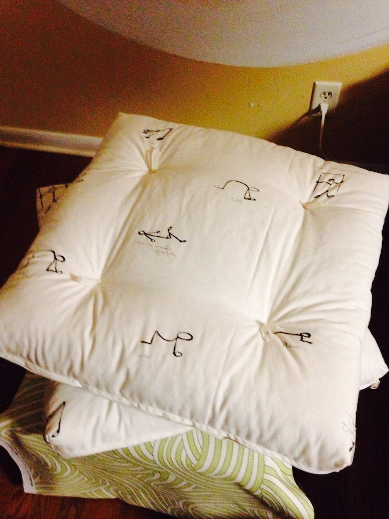 Floor Cushions/zabutons-original Design, Hand Painted - Etsy