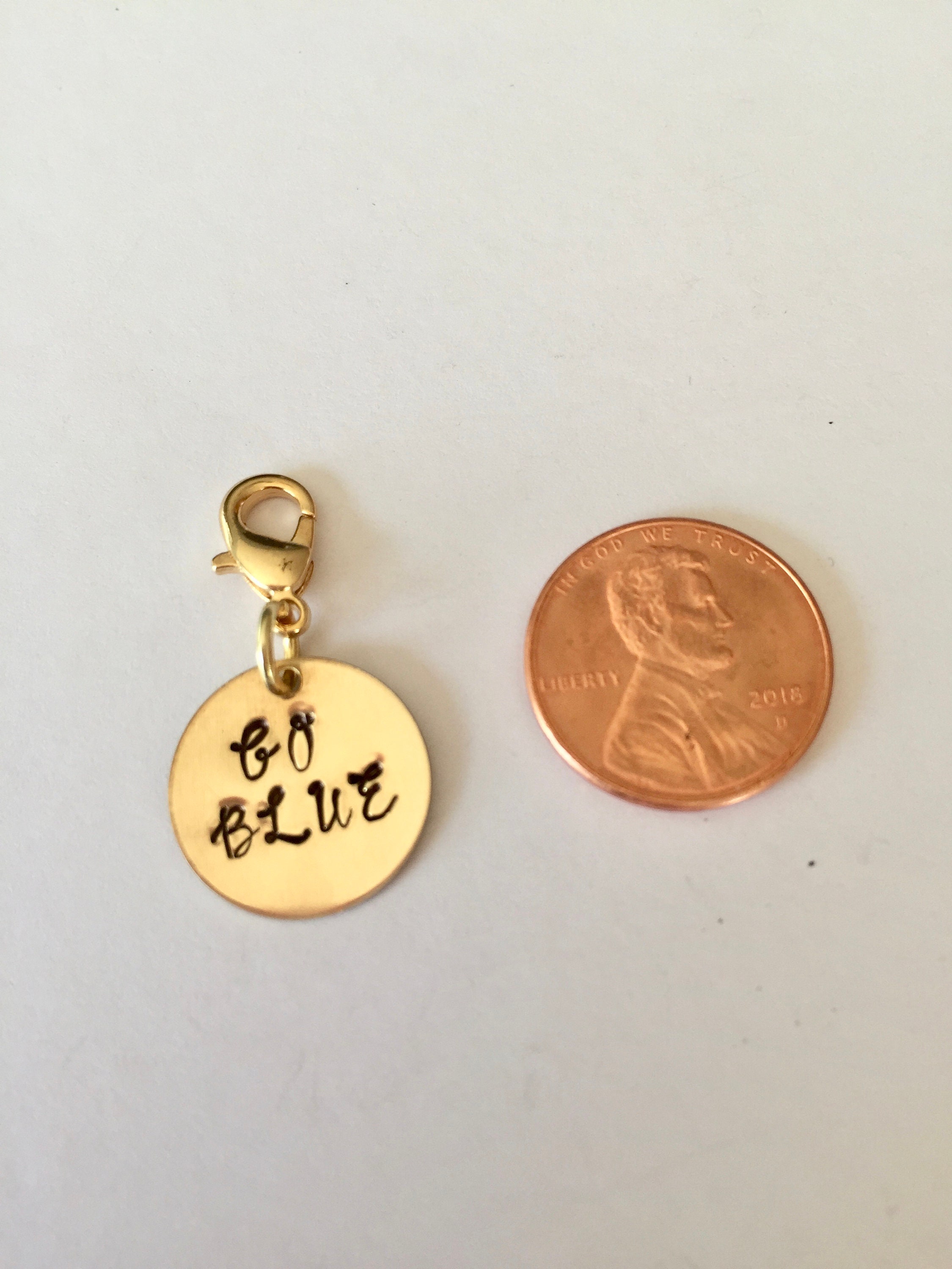 Michigan Stamped Tag Hand-stamped Tag Metal Stamped Tag | Etsy