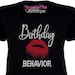 Birthday Behavior Bling Shirt, Birthday Girl Rhinestone Shirt, Birthday ...