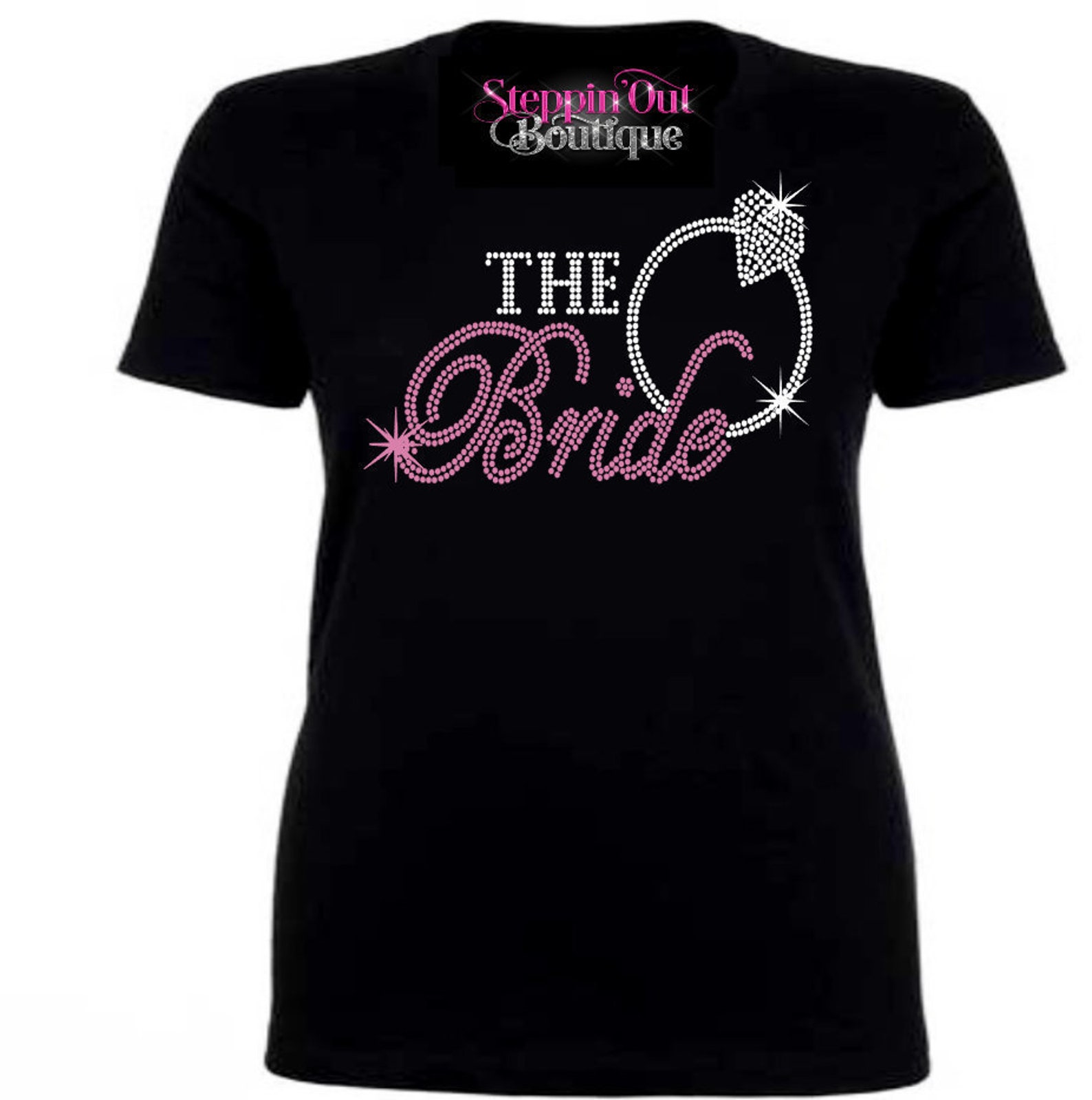 The Bride Rhinestone Bling Shirt, the Bride Bling Shirt, Bride to Be ...