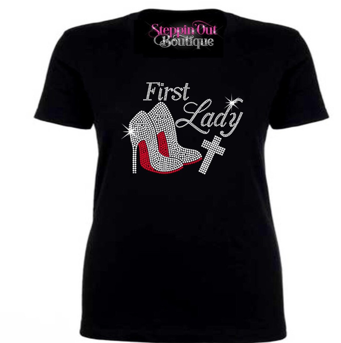 First Lady Rhinestone Bling Shirt First Lady Bling T Shirt - Etsy