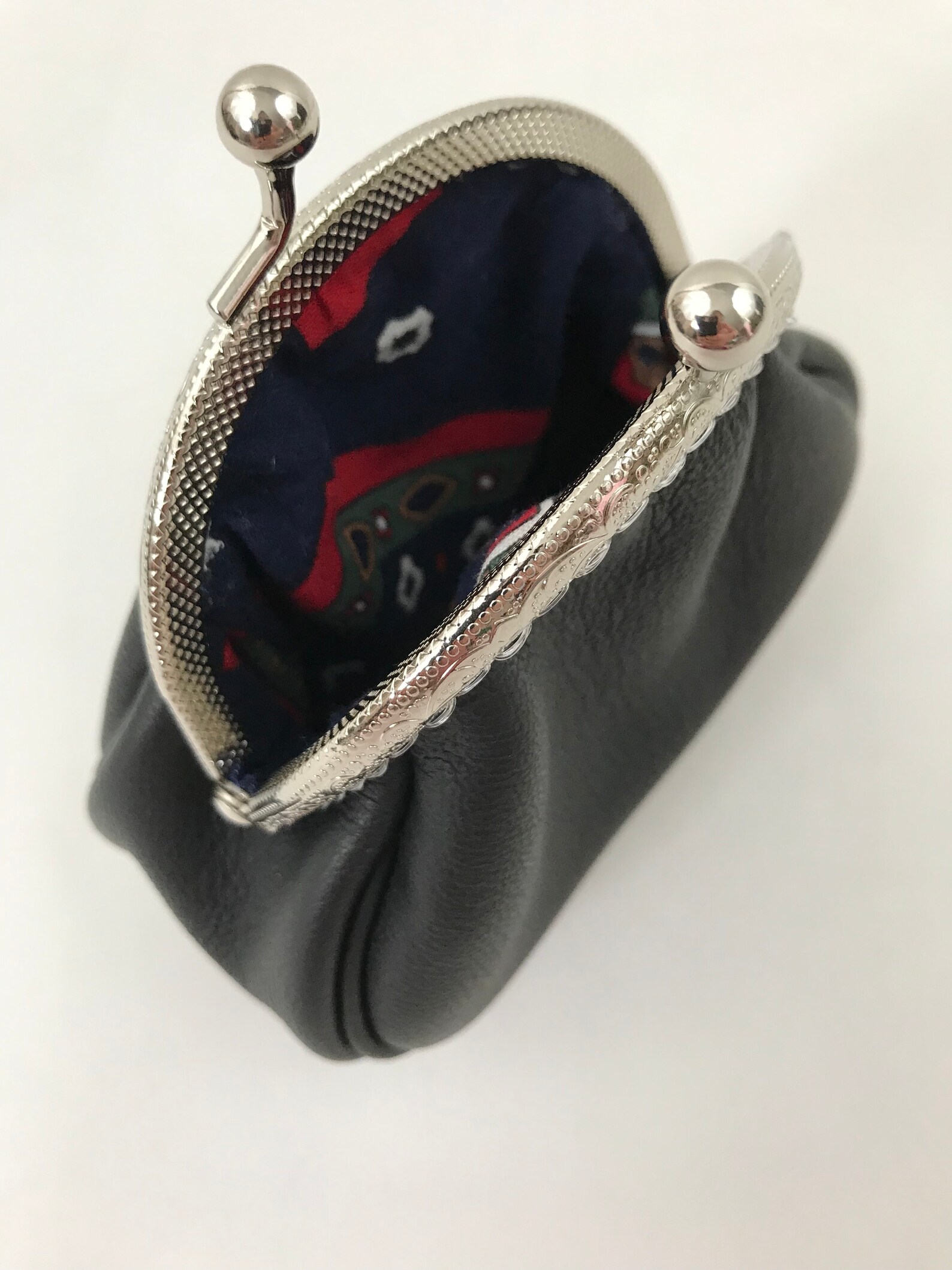 Leather Small Clasp Coin Purse leather Coin Purse Genuine - Etsy