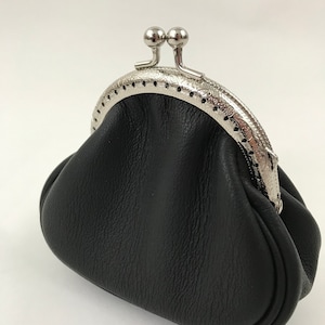 Leather Small Clasp Coin Purse ,leather Coin Purse, Genuine Leather ...