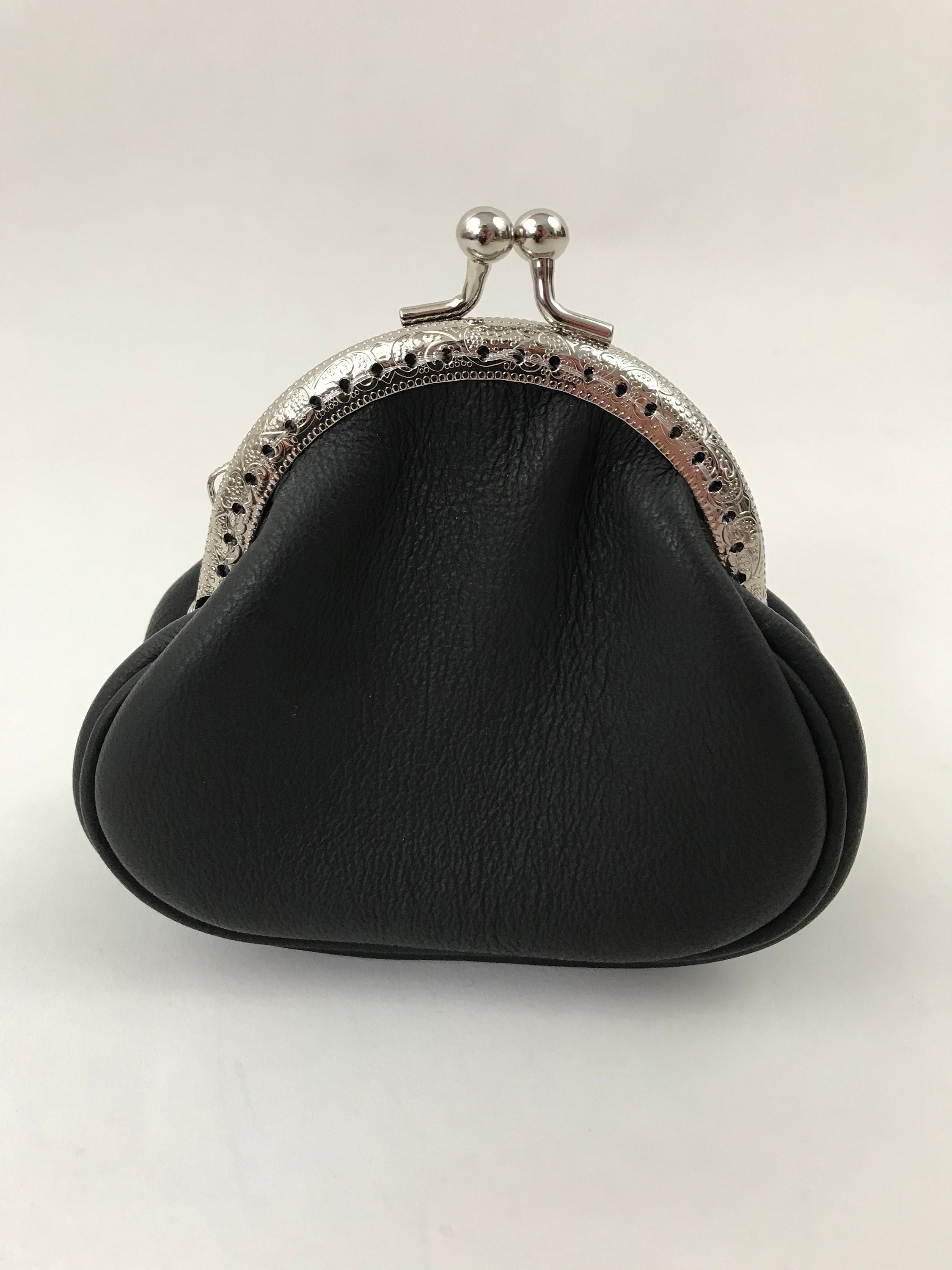 Leather Small Clasp Coin Purse ,leather Coin Purse, Genuine Leather ...