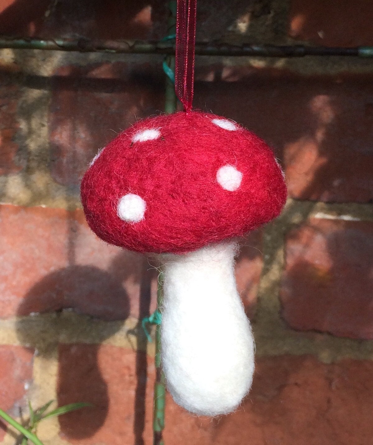 Felting Art & Collectibles Fiber Arts Needle felted bespoke toadstool ...