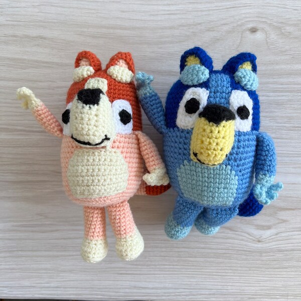 Bluey Crochet Stuffie - Etsy
