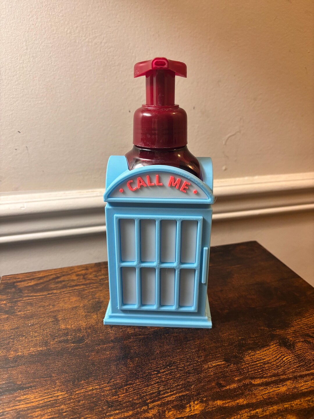 3d Printed "call Me" Phone Booth Soap Holder - Etsy