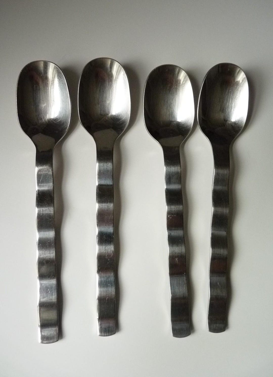 Retroneu Whitewater Flatware Stainless Steel 4 Tea Spoons - Etsy