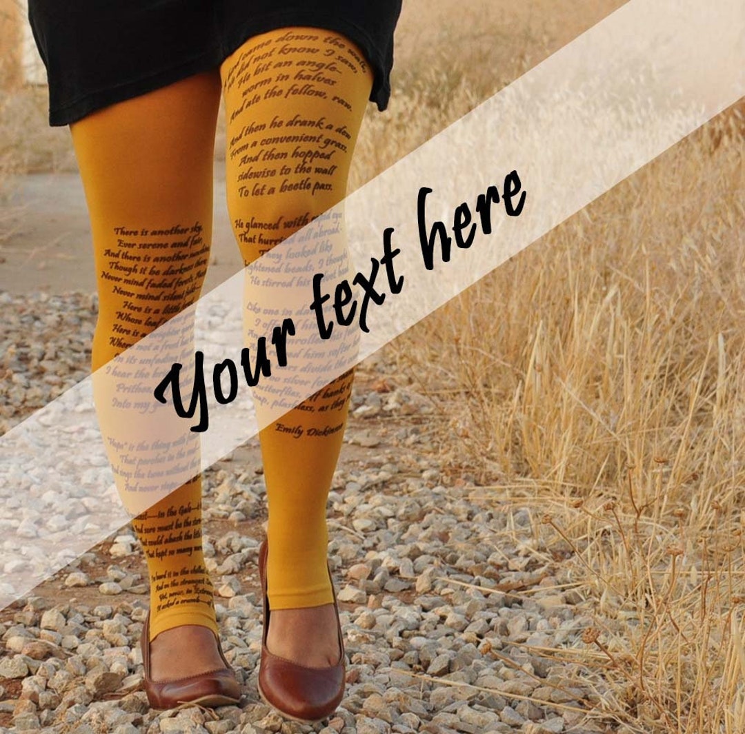 Custom Tights-personalized Tights mothers Day-printed - Etsy