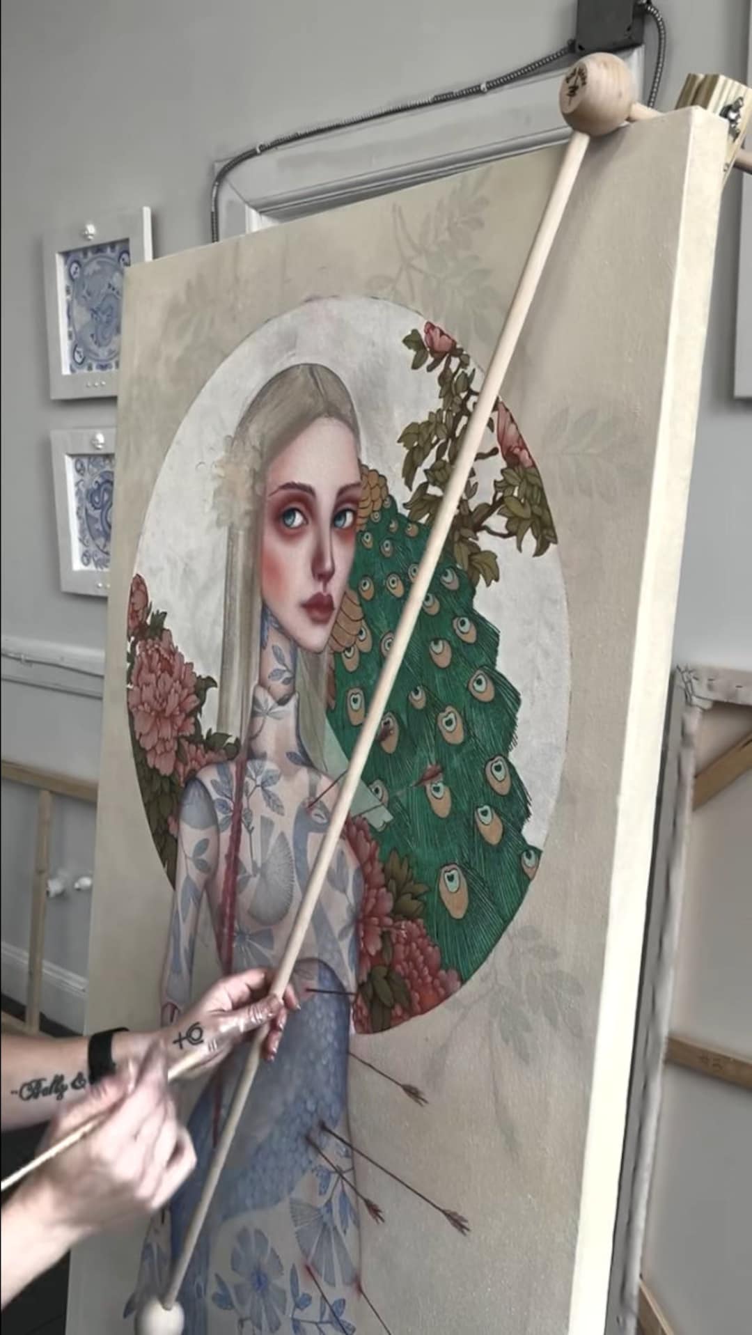 Mahl Stick - Ball Mahl - New Adjustable Stabilizing Tool for Supporting ...