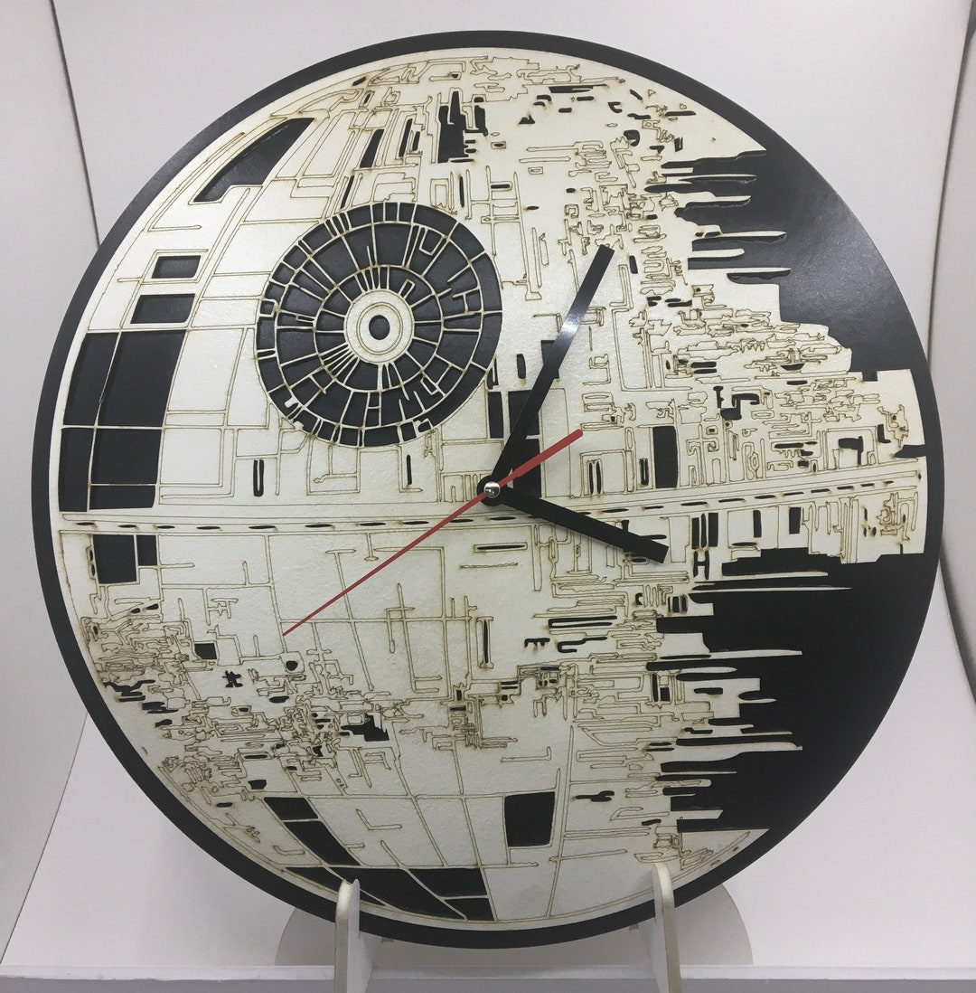Death Star Clock 13 X 13 Inches. Hangable. - Etsy
