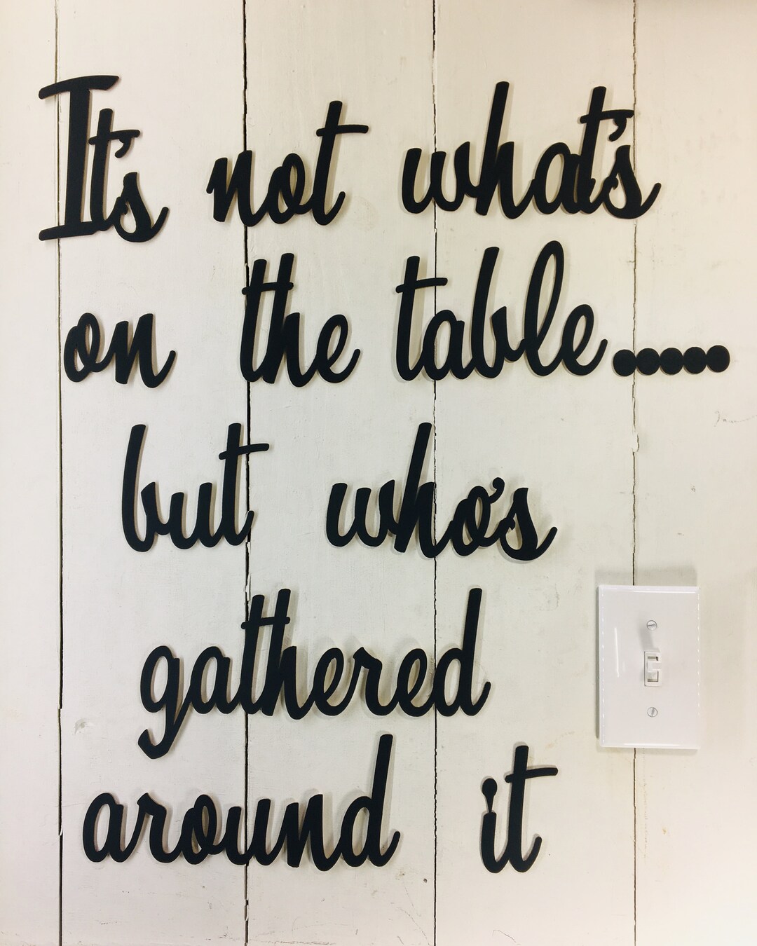 It's Not Whats on the the Table.... - Etsy