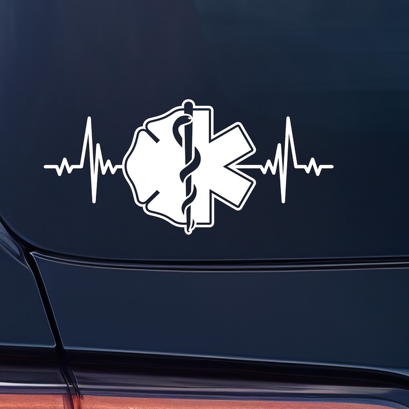 Firefighter Vinyl Decal - Etsy