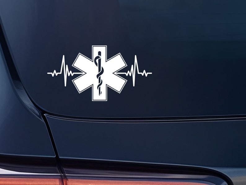 EMT EMS Decal Vinyl, Paramedic, Ambulance Car, Truck, Boat, Laptop ...