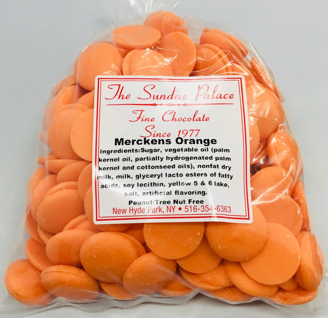 Merckens Orange Chocolate Melts - Etsy