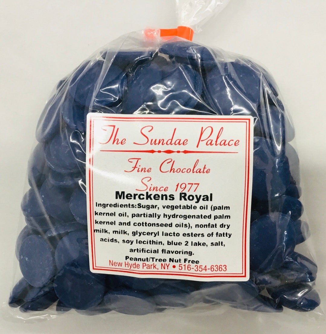 Merckens Royal Blue Chocolate Melts - Etsy
