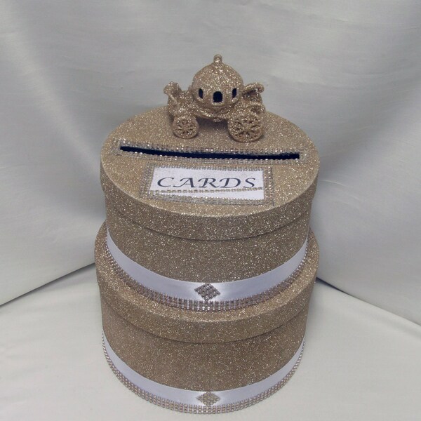Cinderella Wedding Card Box - Etsy