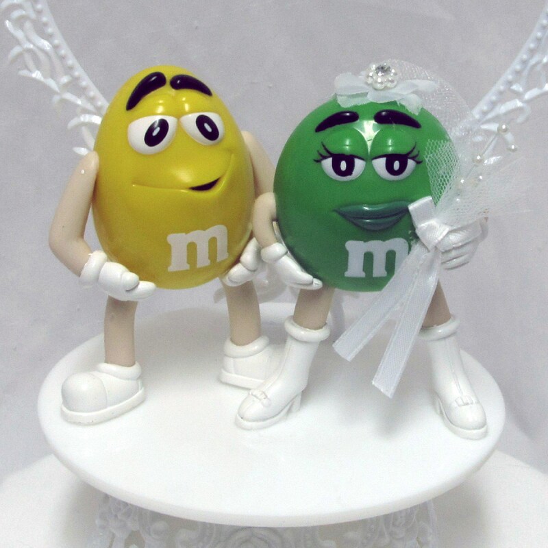 M Wedding Cake Topper - Etsy