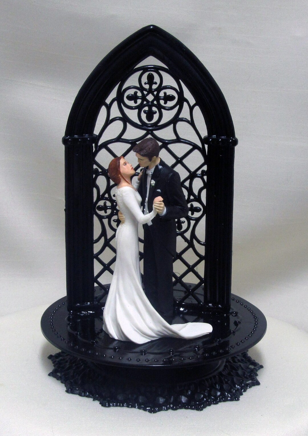Twilight Bella and Edward Wedding Cake Topper Gothic Romantic - Etsy
